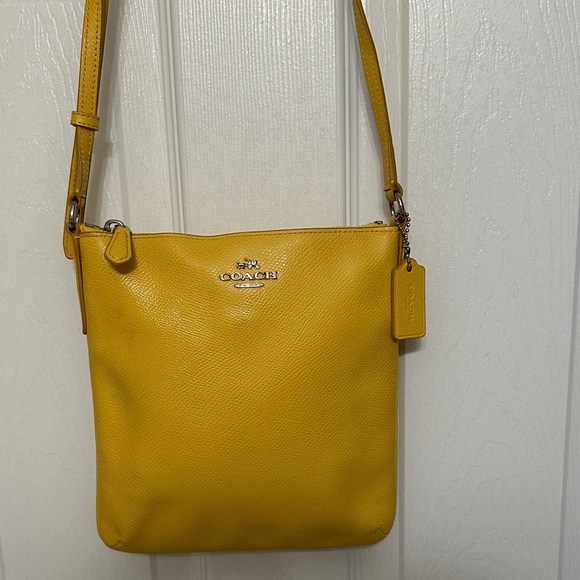 Coach | Bags | Coach Vibrant Yellow Crossbody Bag | Poshmark